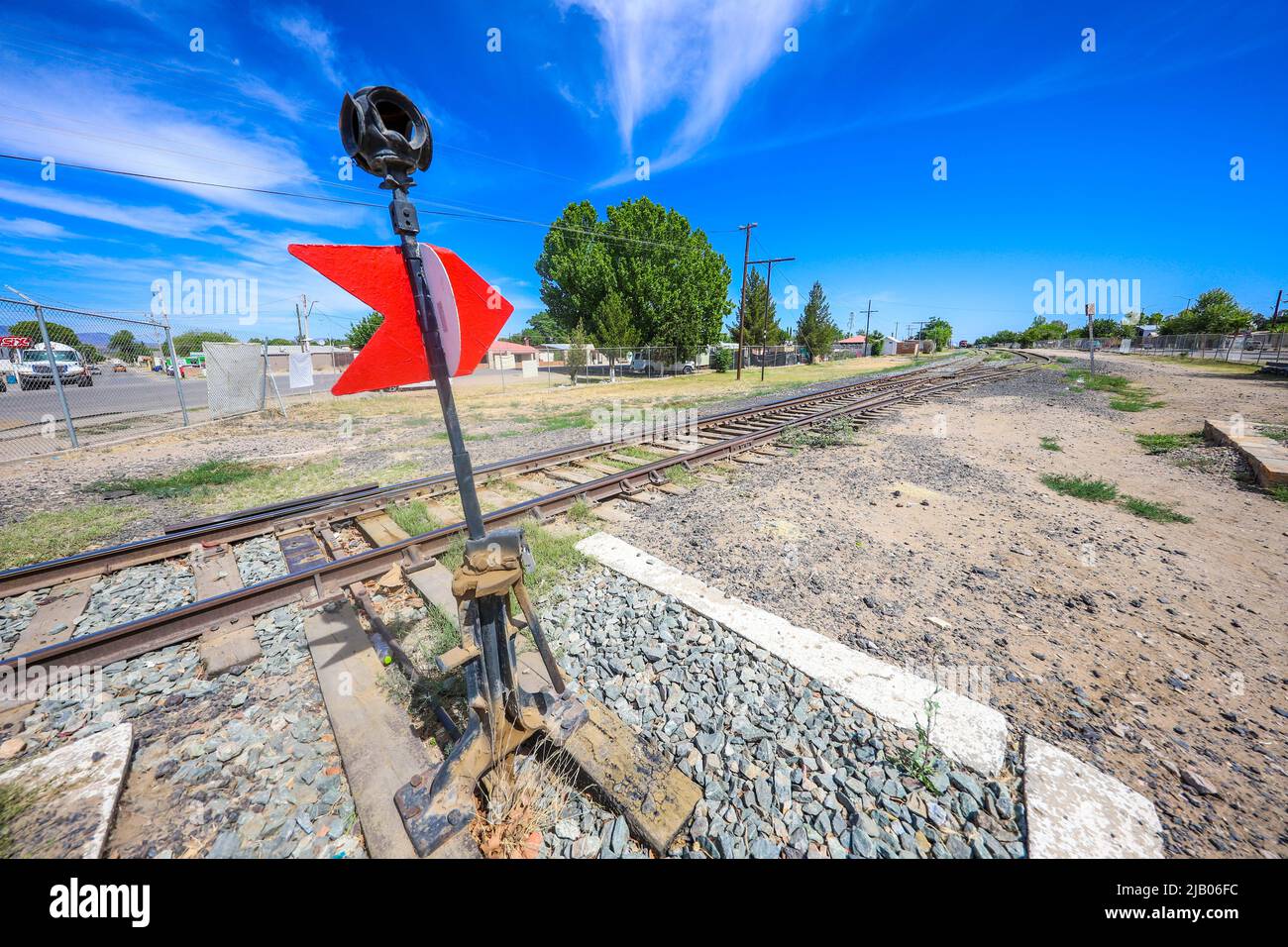 Railroad crossing on the train tracks or Level Crossings of Railroad ...