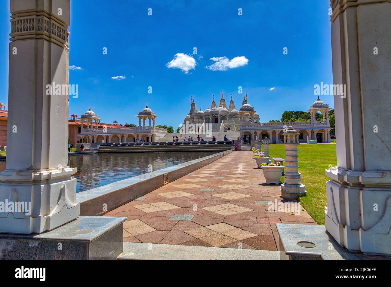 Hindu temple of atlanta hi-res stock photography and images - Alamy