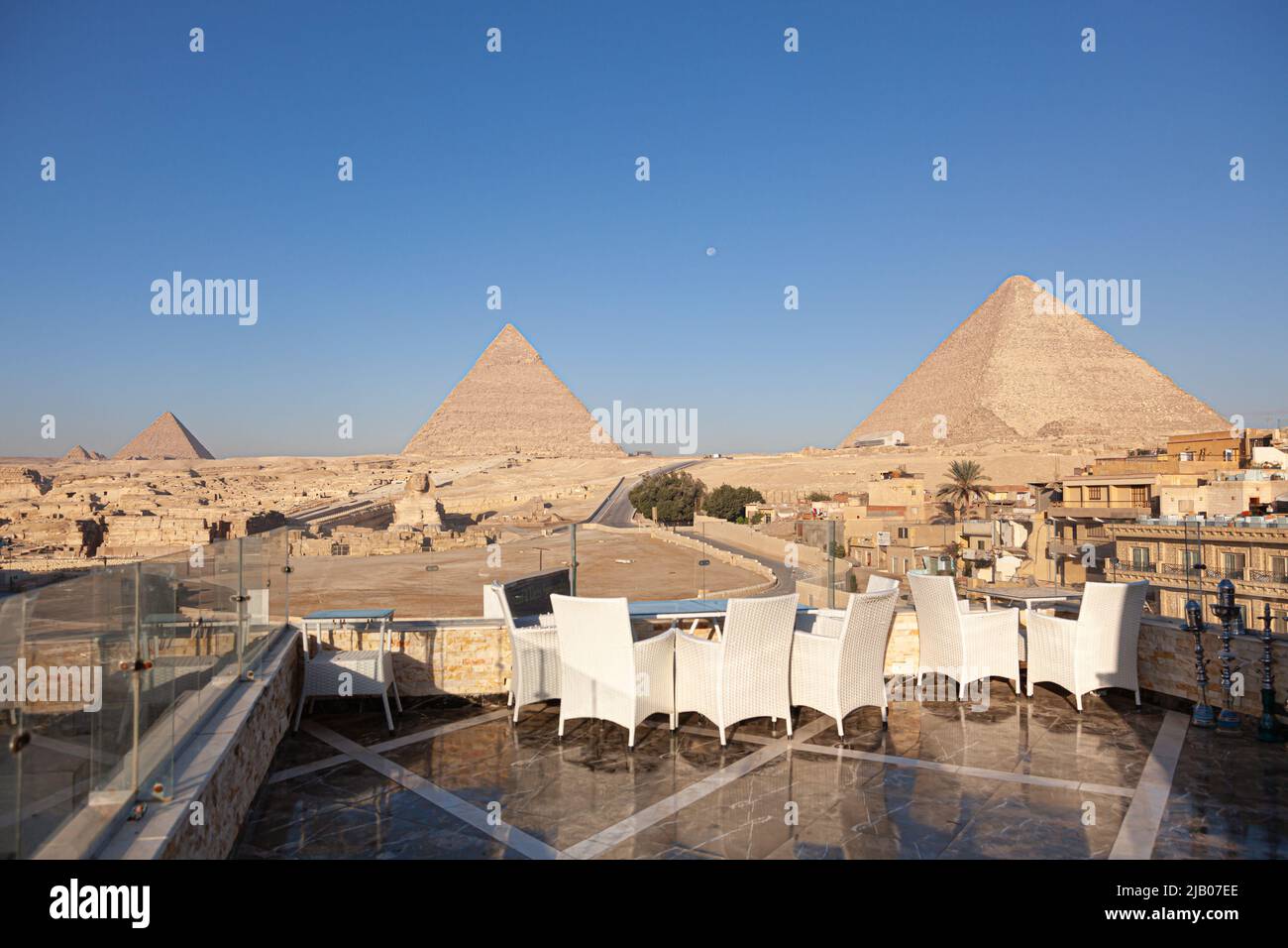 A picture he took of the three pyramids of Egypt that combines the ...