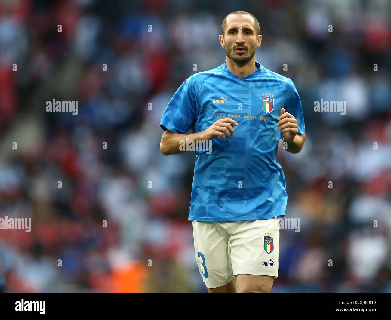 London, United Kingdom . 01st June, 2022. Giorgio Chiellini of Italy ...