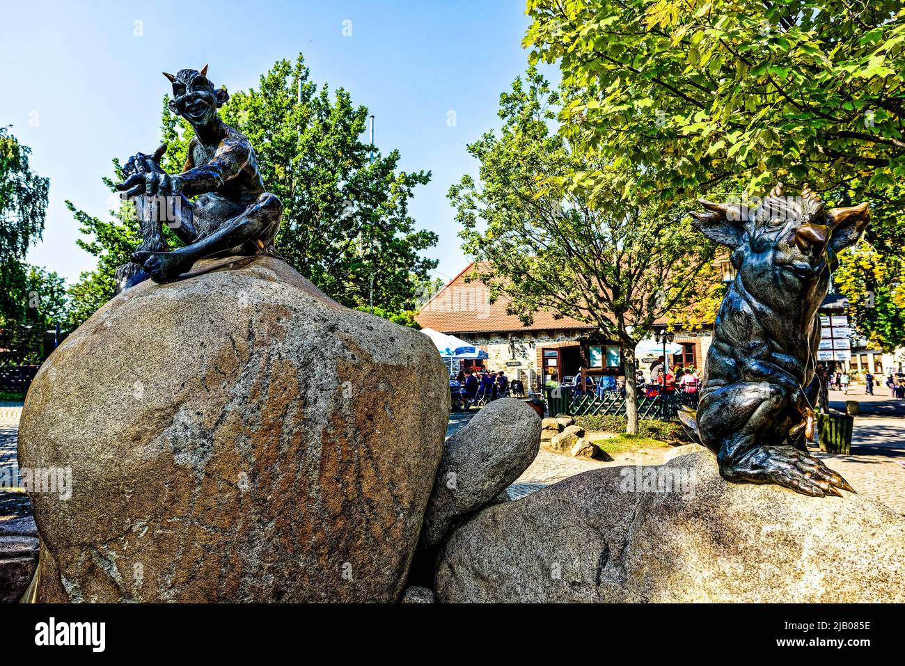 Teufelsmauer Thale. Harz Deutschland Stock Photo - Alamy