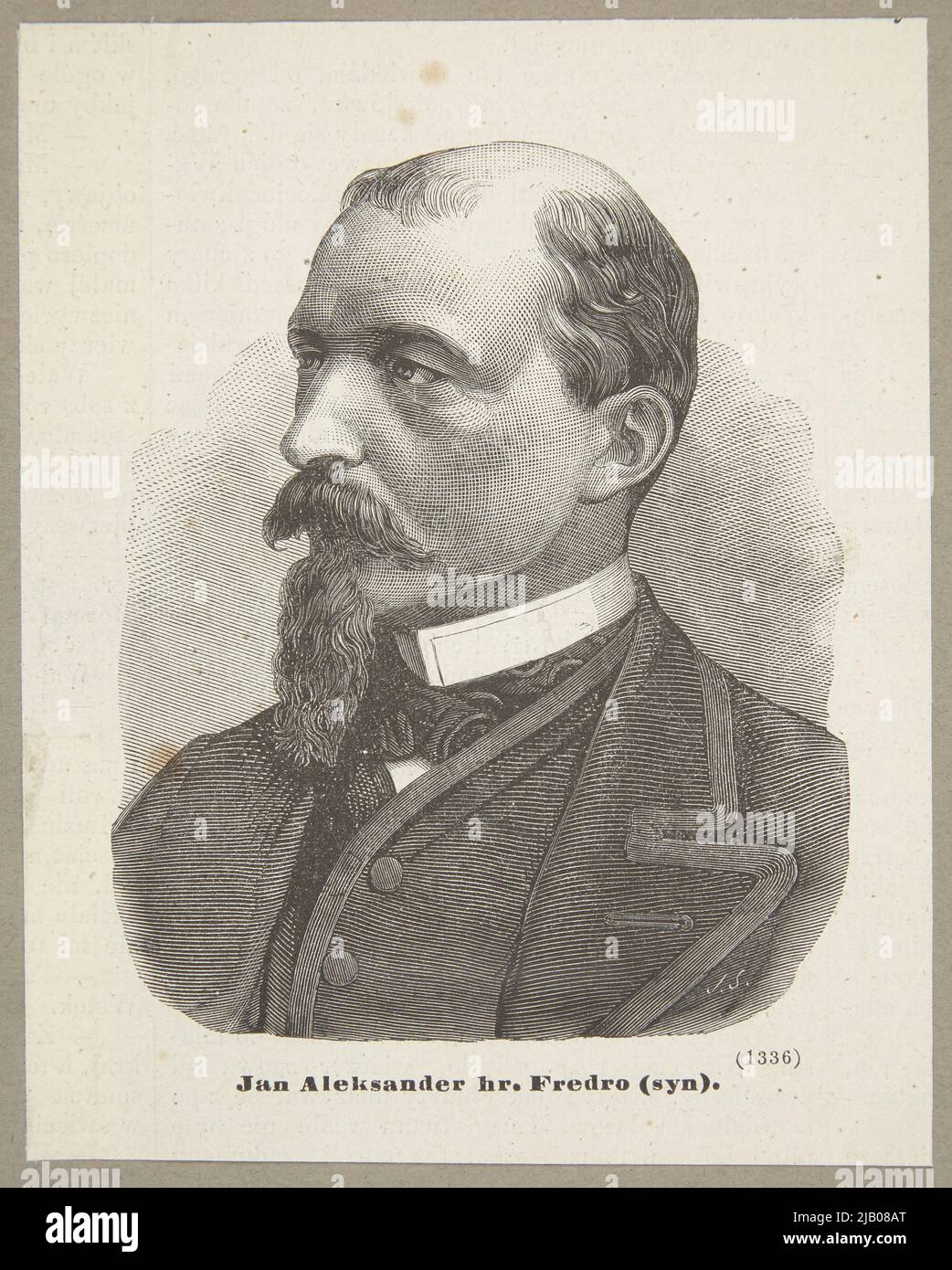 Jan Aleksander Fredro (1829 Lviv 1891 Siemianice) of the Bończa coat of arms son of Aleksander ...