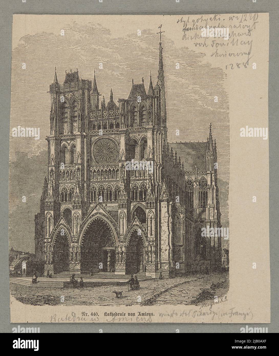 KATHEDRAL VON AMIENS [KATEDRA W AMIENS] Mezgeris Stock Photo - Alamy