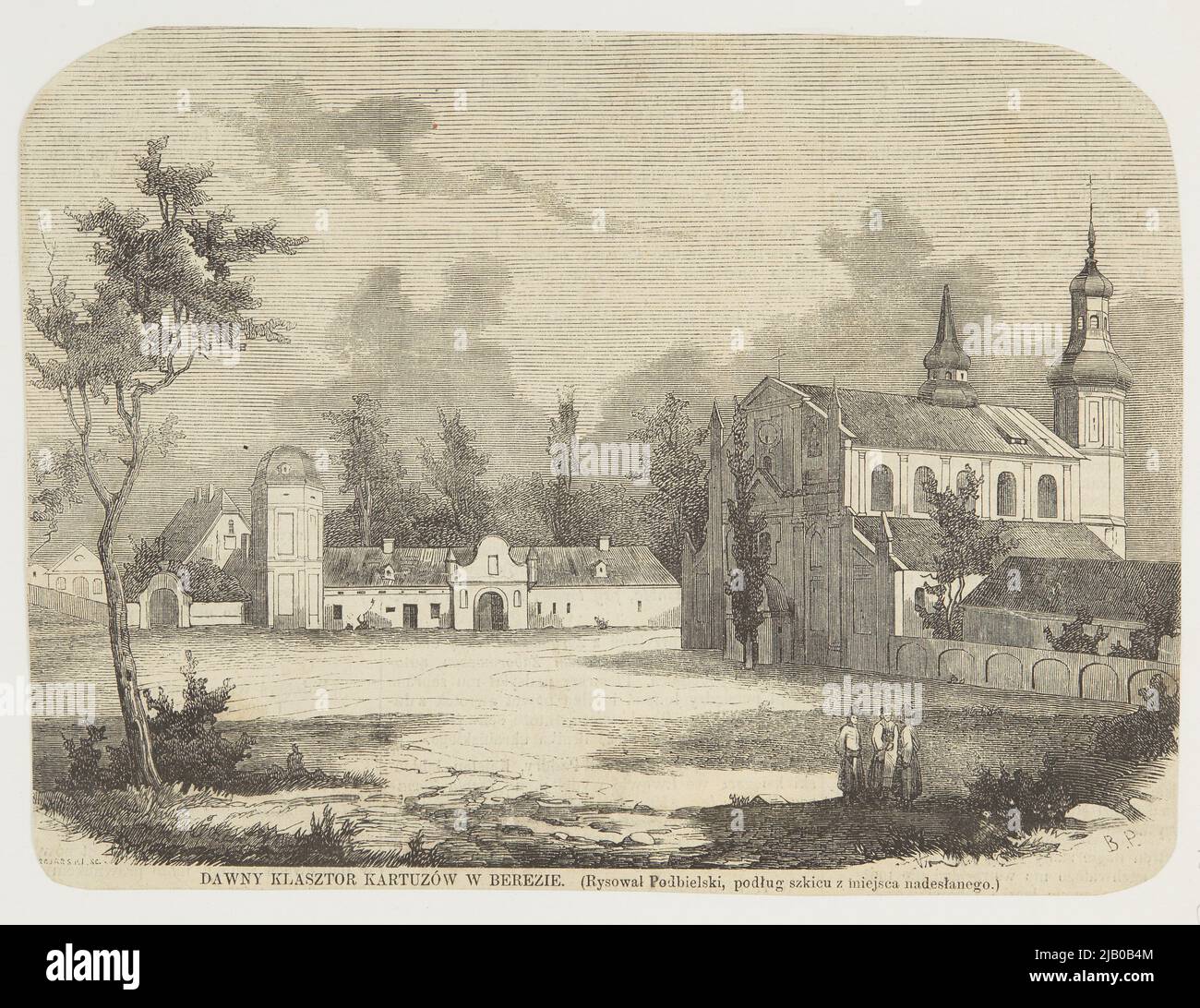 Former Kartuzy monastery in Bereza , a scratch from the magazine ...