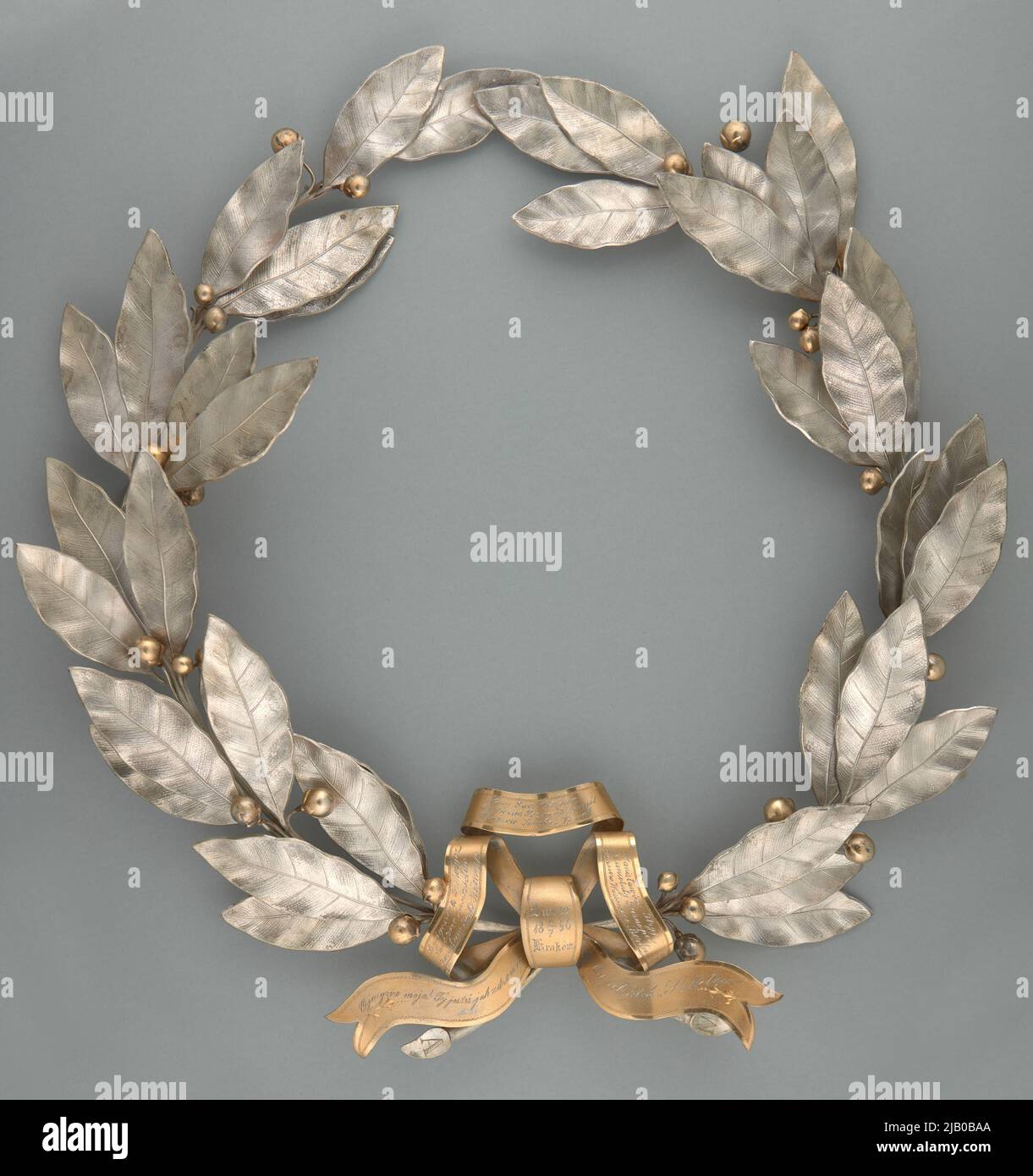 Wreath from Adam Mickiewicz’s Funeral in Kraków Strzelecki, Julian ...