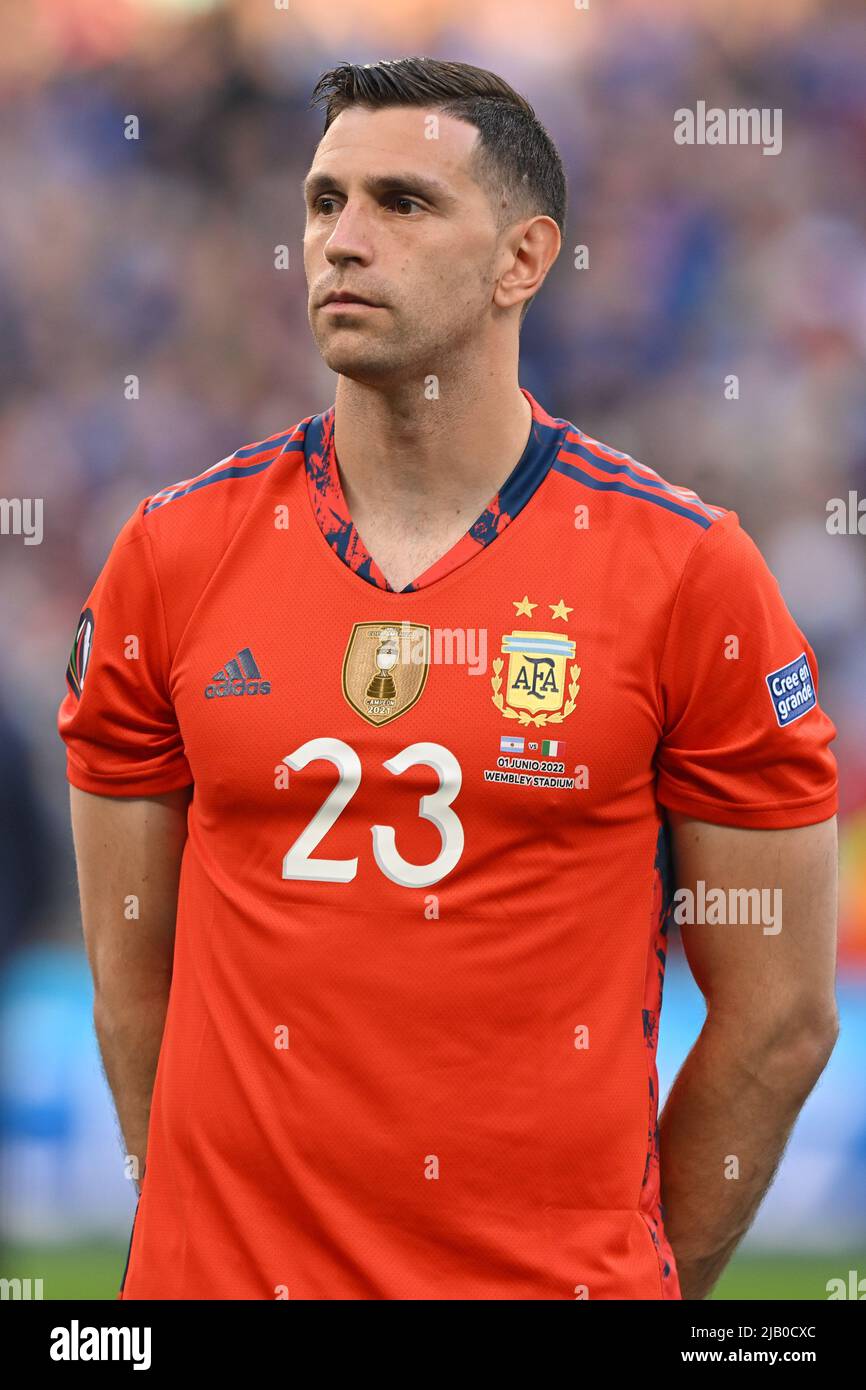 London, UK. 31st May, 2022. Goalkeeper Emiliano Martinez (23 Argentina ...