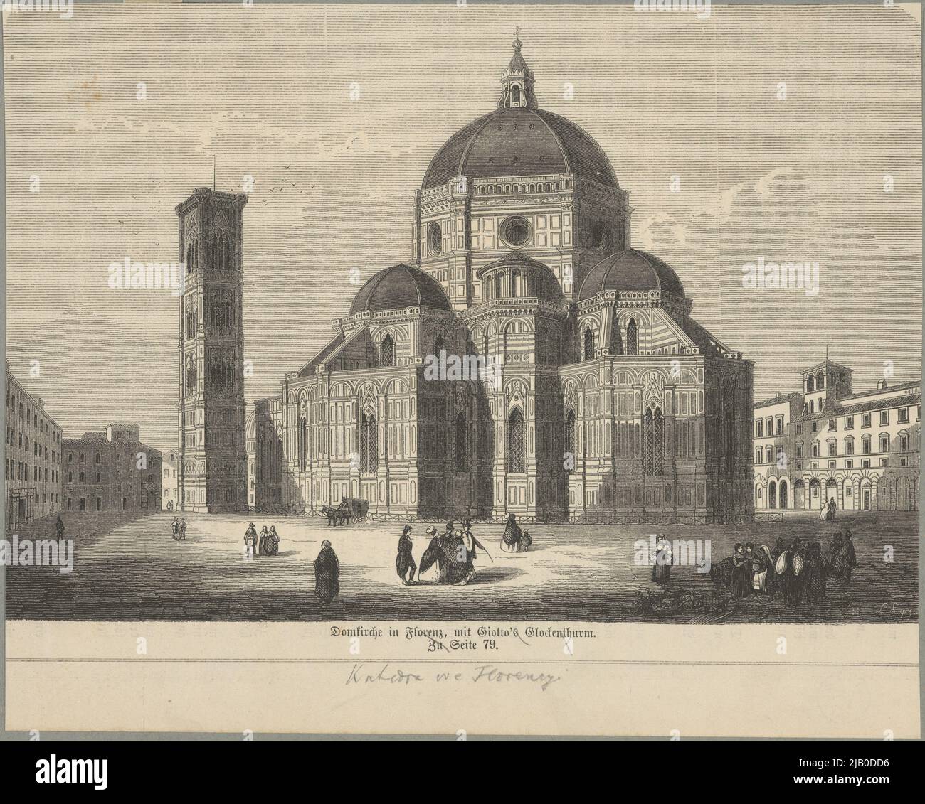 Florence Domkirche in Florenz, myth of Giotto's Glockenthurm (Cathedral ...