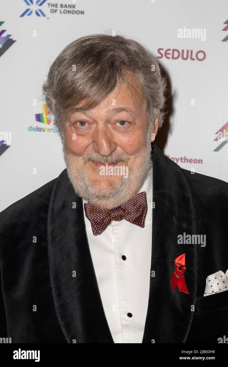 London, UK. 01st June, 2022. Stephen Fry attends the Rainbow Honours at ...