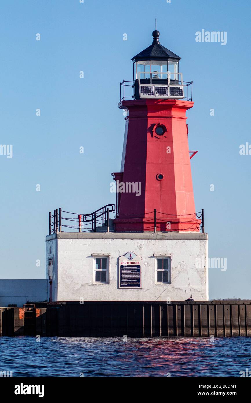 Menominee pierhead lighthouse hi-res stock photography and images - Alamy