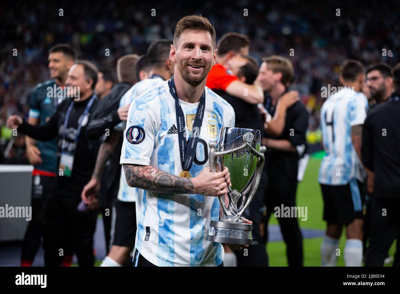 Lionel messi trophy argentina hi-res stock photography and images - Alamy