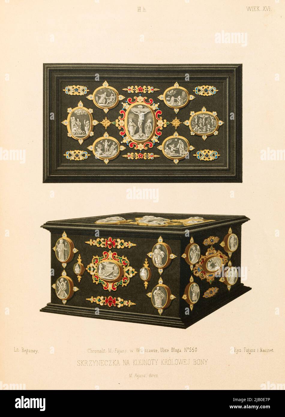 Two casket of Queen Bona Stock Photo - Alamy