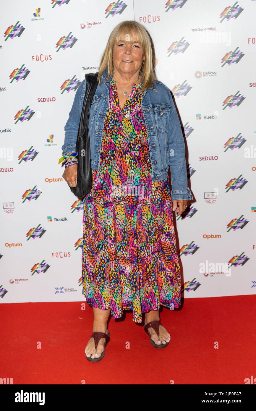 Linda Robson attends the Rainbow Honours at 8 Northumberland Avenue in ...