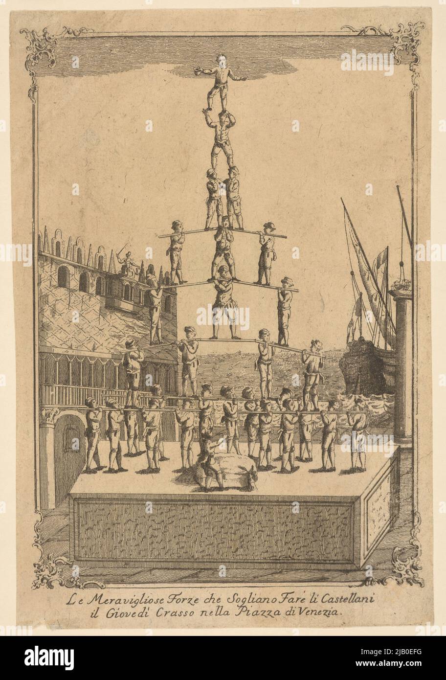 Le Meraviglose Forze Che Sogliano Fare Li Castellani il Giovedi Crasso ...