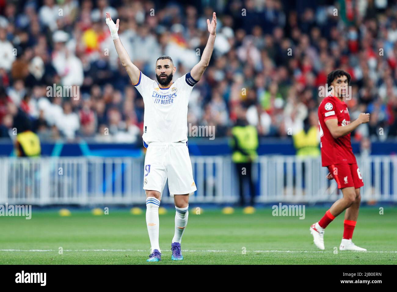 Karim benzema 2022 celebration hi-res stock photography and images - Alamy