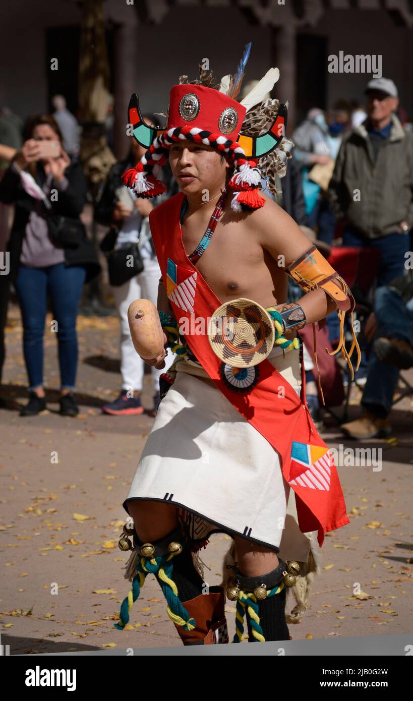 A Native American dance group from Zuni Pueblo in New Mexico perform a ...