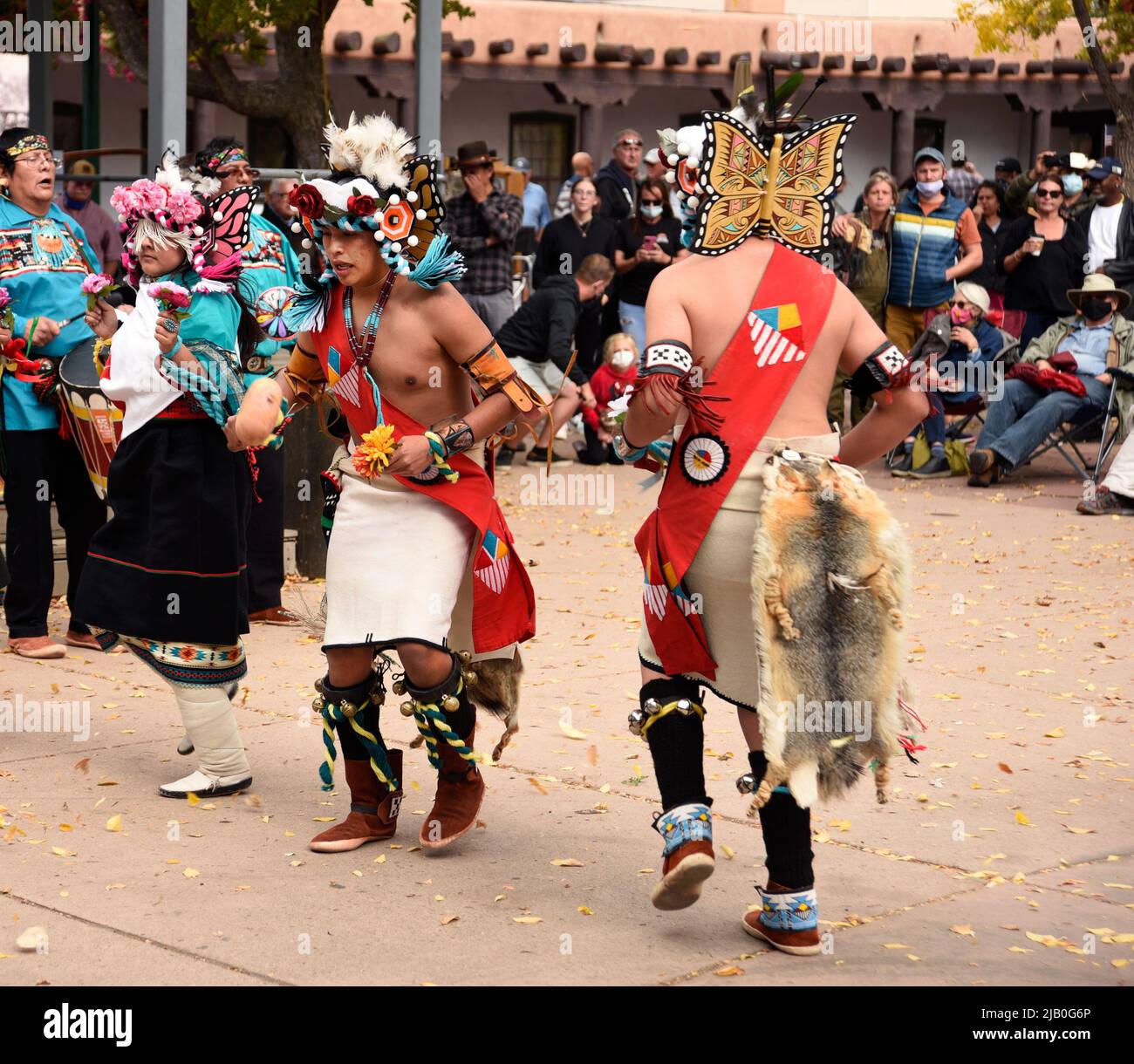 Native American dance group from Zuni Pueblo in New Mexico perform a ...