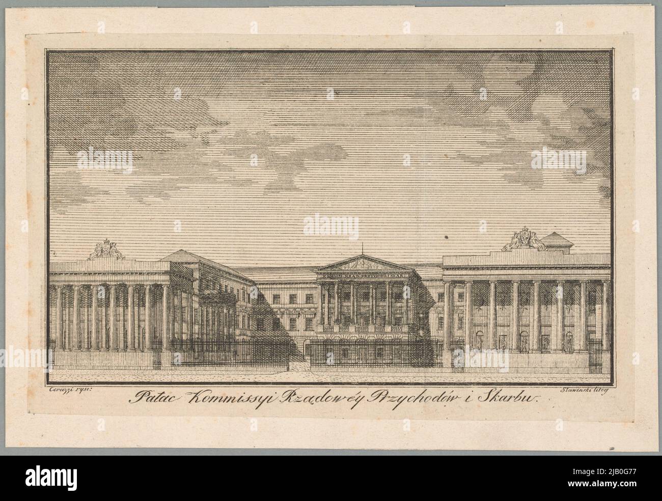 Palace of Government Commission and Treasury Stawinski, Corazzi ...
