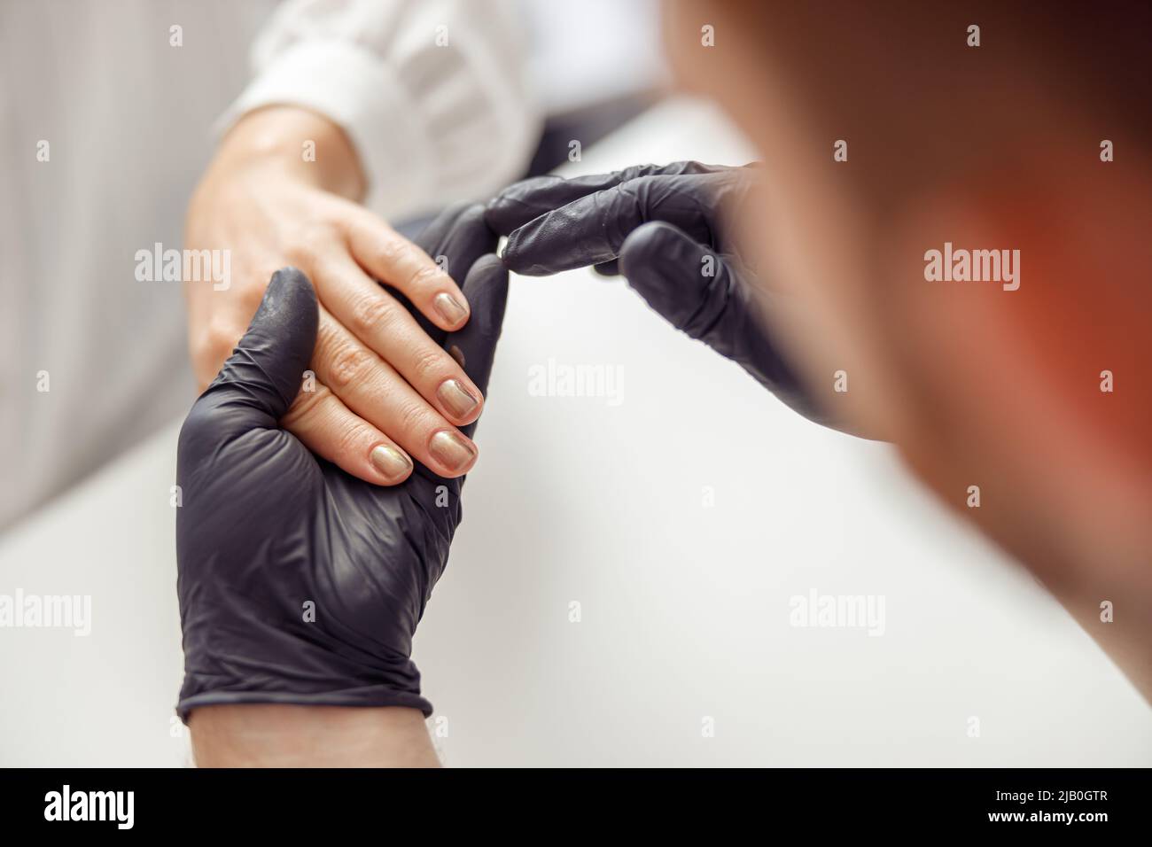 Nail design beautician close up hi-res stock photography and images - Alamy