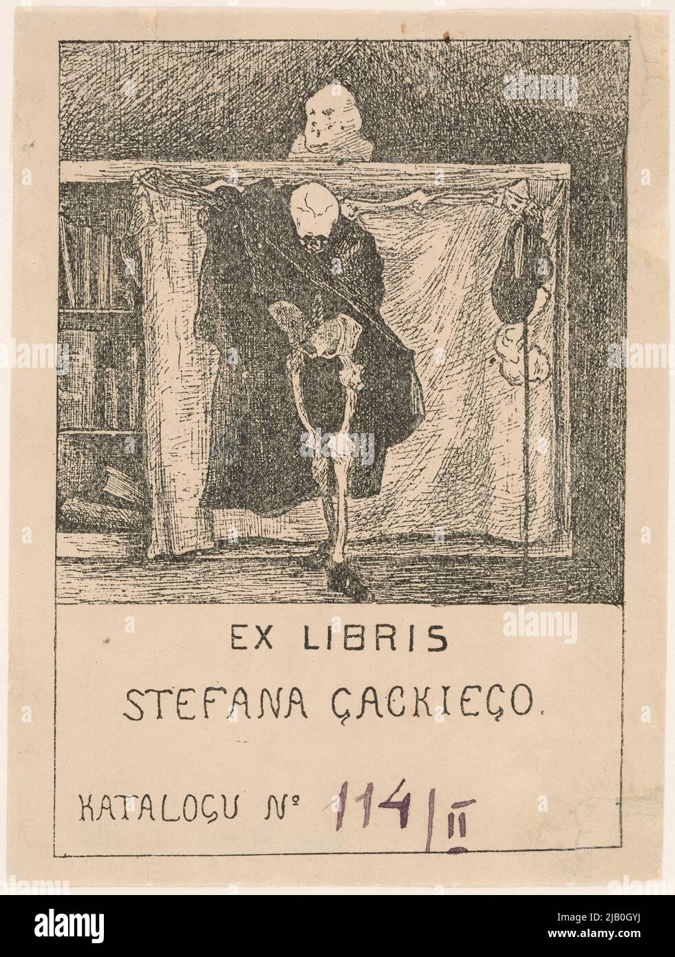 Ex libris Stefan Gacki (1872 1942) unknown Stock Photo - Alamy