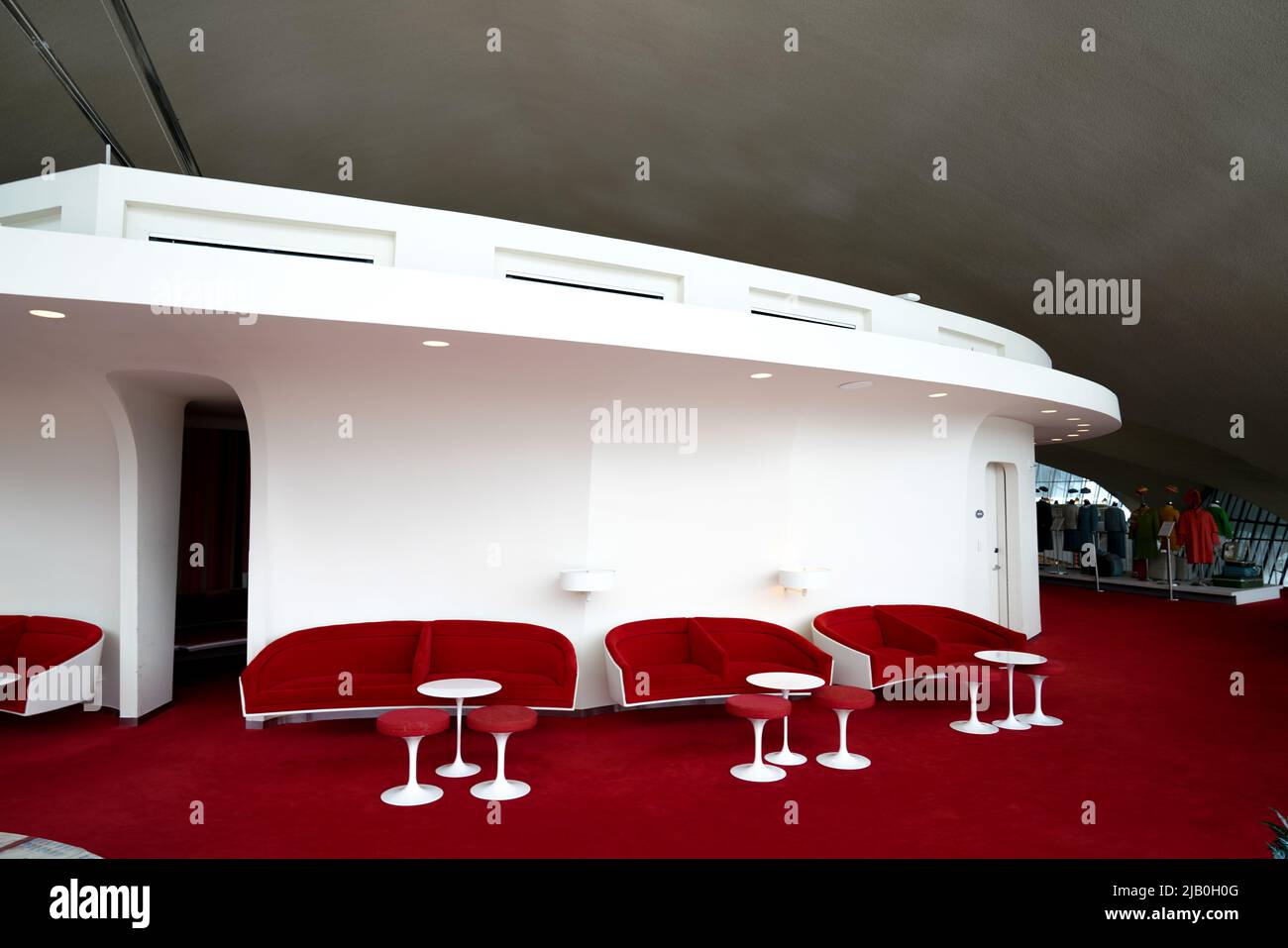 New York, TWA Hotel in disused and repurposed Trans World Airlines ...
