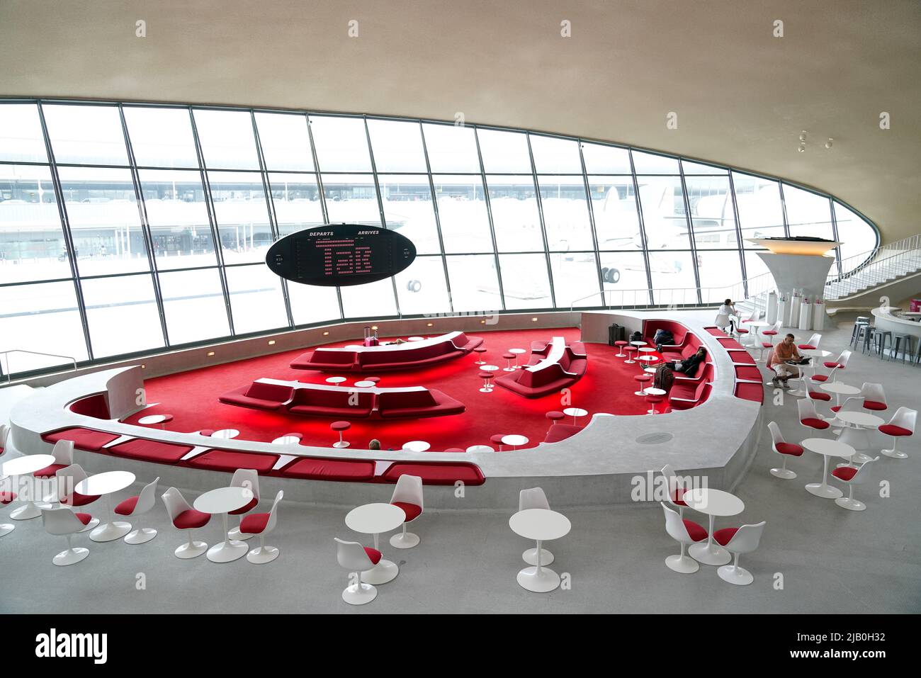 New York, TWA Hotel in disused and repurposed Trans World Airlines ...