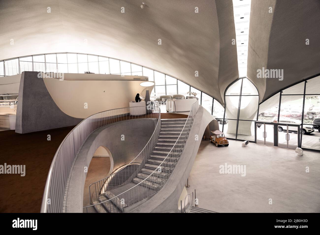 New York, TWA Hotel in disused and repurposed Trans World Airlines ...