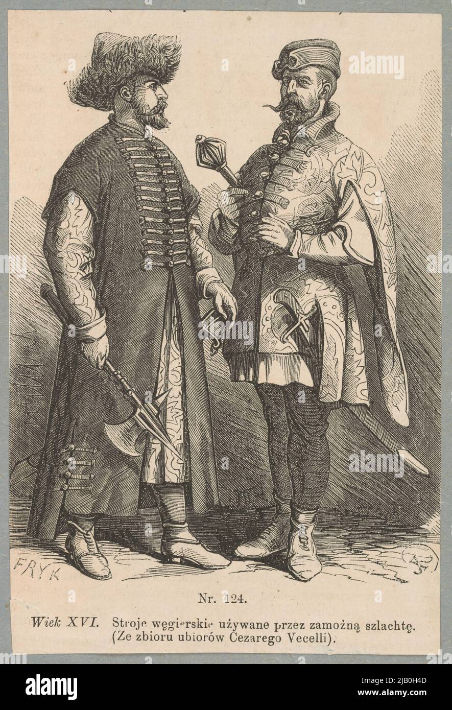The 16th century. Hungarian costumes used by wealthy nobility. (From ...