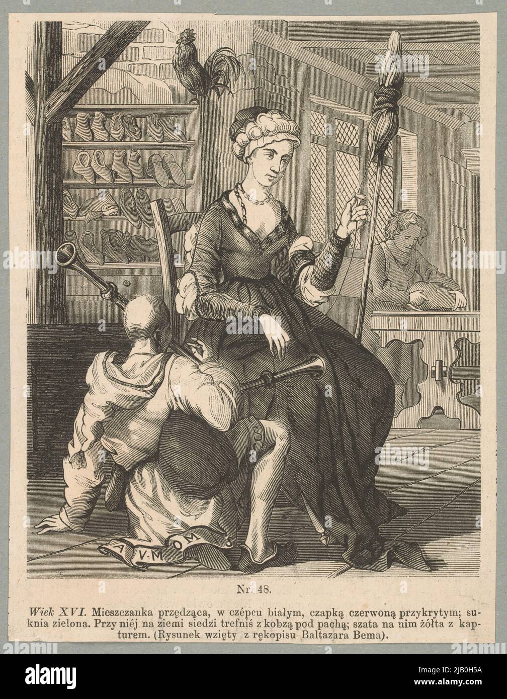 The 16th century. Spawning townsman () (drawing taken from the ...