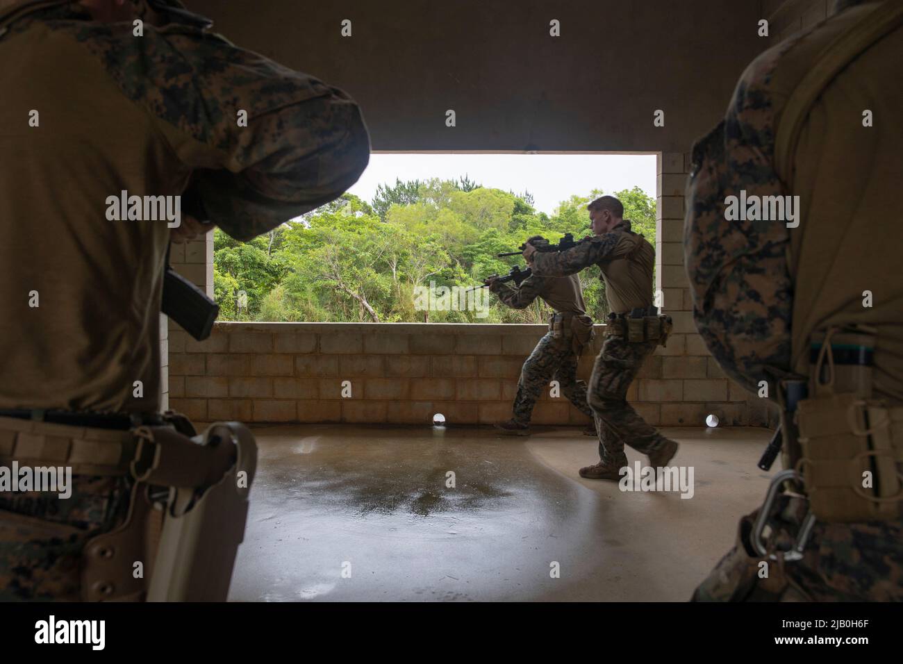 U.S. Marines with Force Reconnaissance Company, 3rd Reconnaissance ...