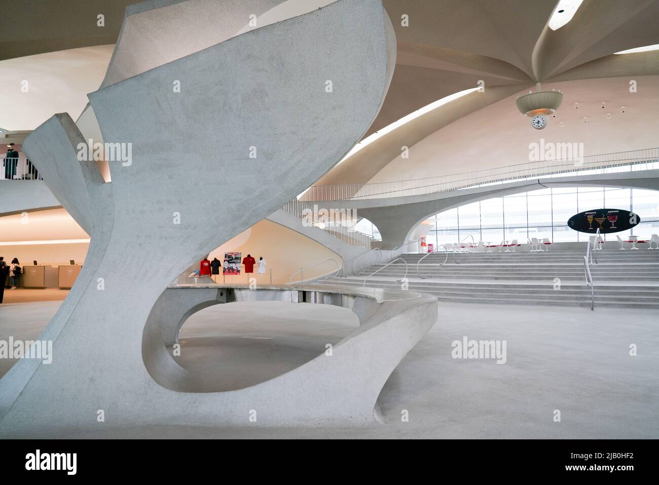 New York, TWA Hotel in disused and repurposed Trans World Airlines ...