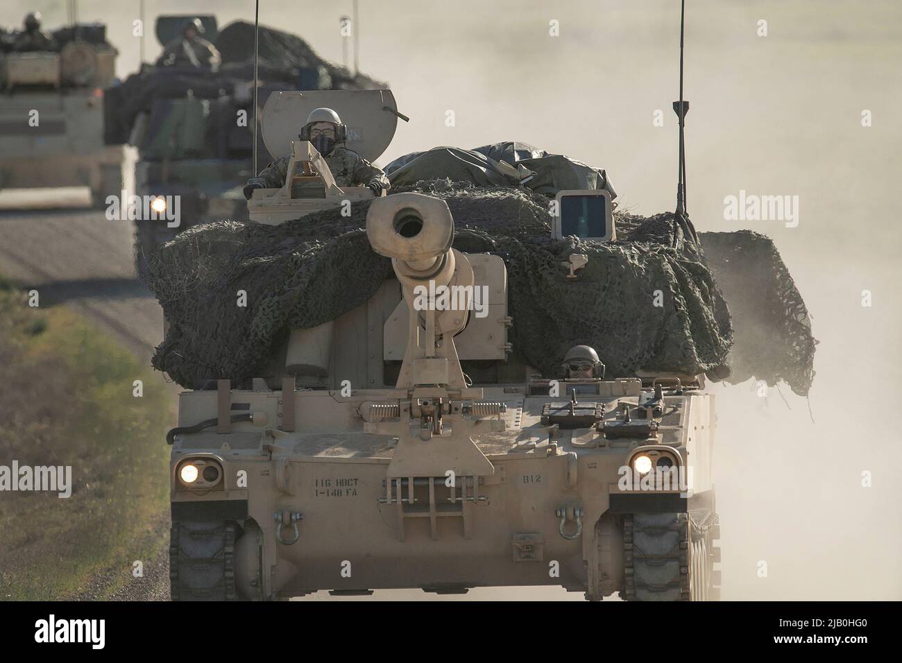 Field artillery support vehicles hi-res stock photography and images ...