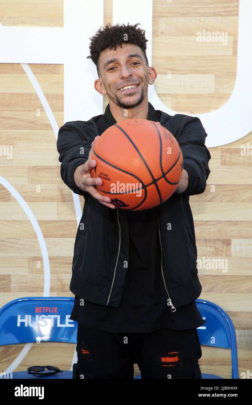 Los Angeles, Ca. 1st June, 2022. Khleo Thomas at the Netflix World Premiere Of Hustle at the ...
