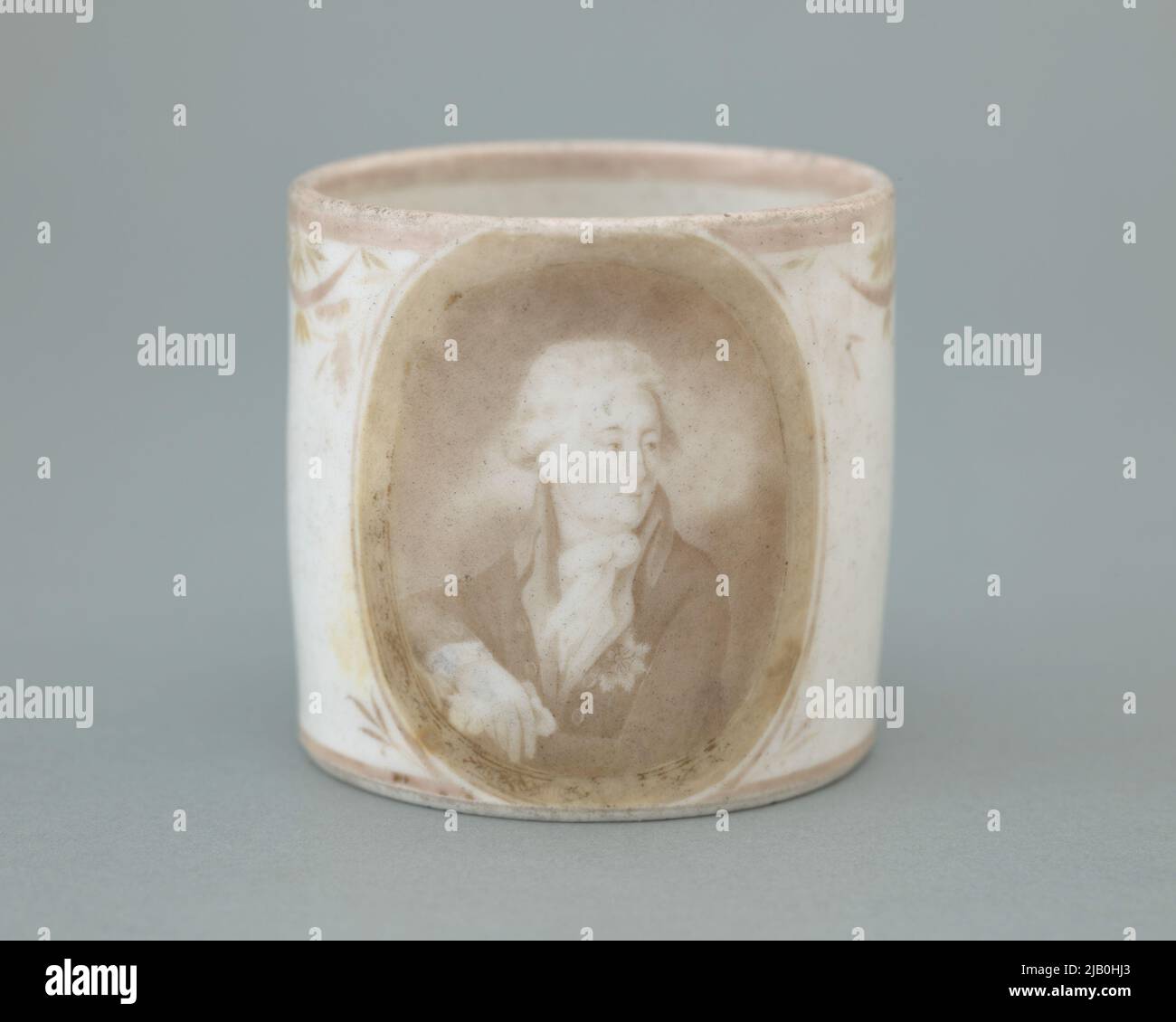 A cup with a portrait of Fr. Adam Czartoryski Tomaszów Lubelski Stock ...