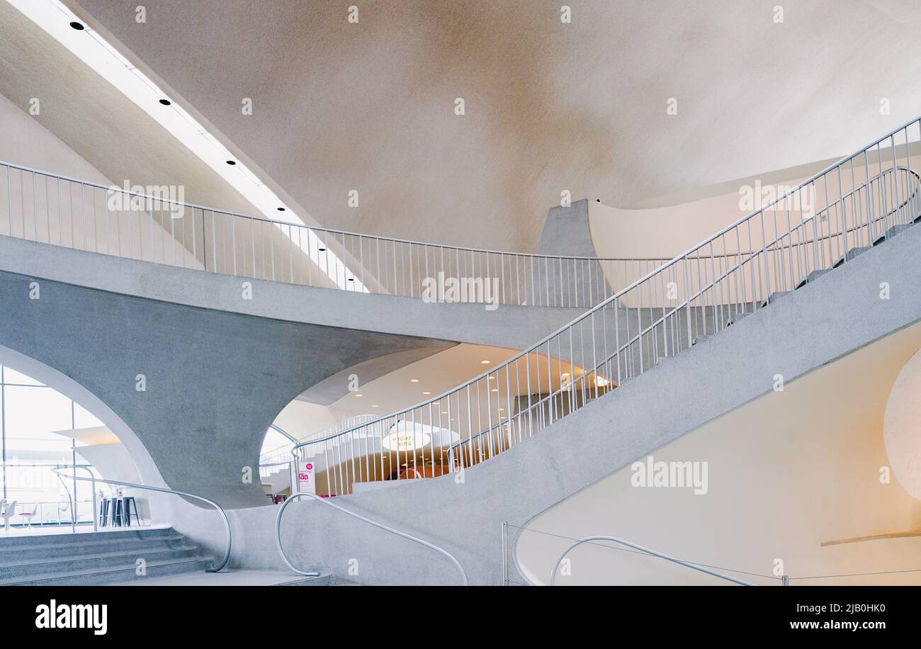 New York, TWA Hotel in disused and repurposed Trans World Airlines ...
