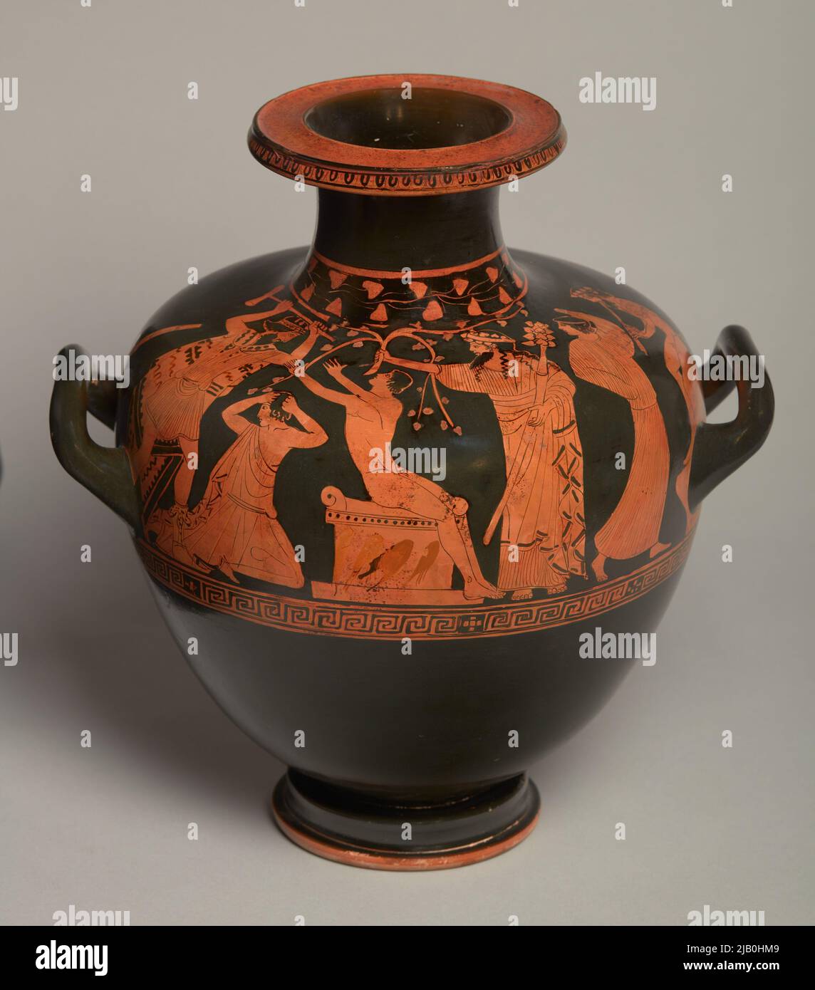 Red figure jar Stock Photo - Alamy