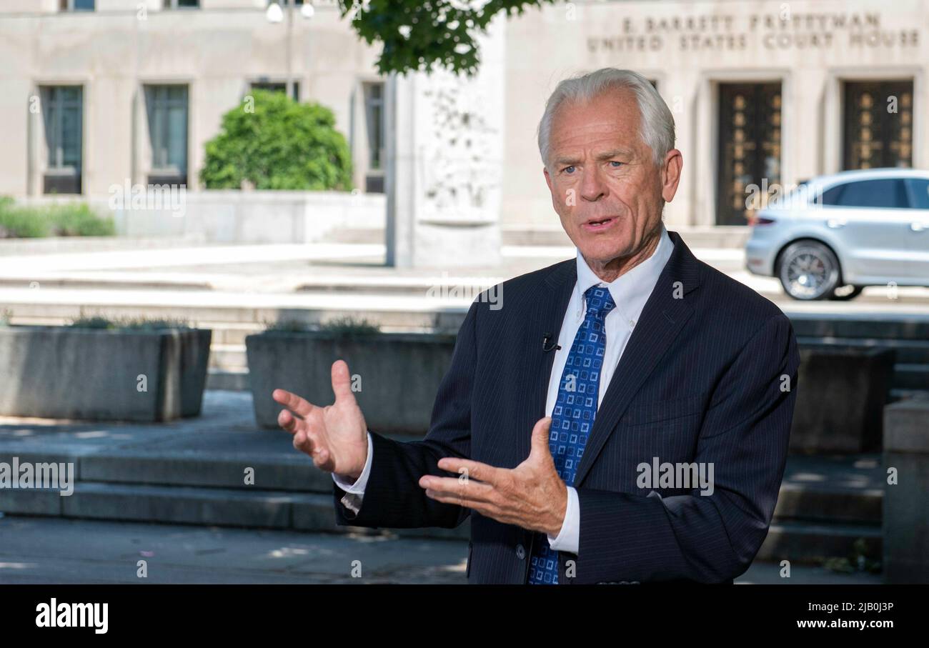 Peter Navarro, former Director of Trade and Industrial Policy and ...