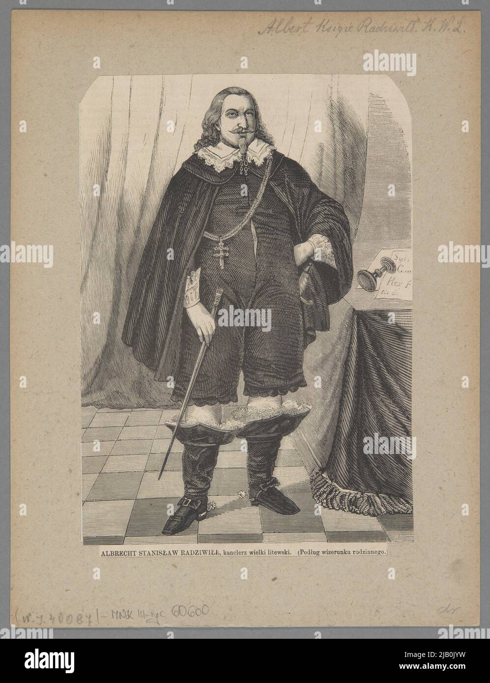 Albrycht Stanisław Radziwiłł (1593 Ołyka 1656 Gdańsk) of the Trumpest ...