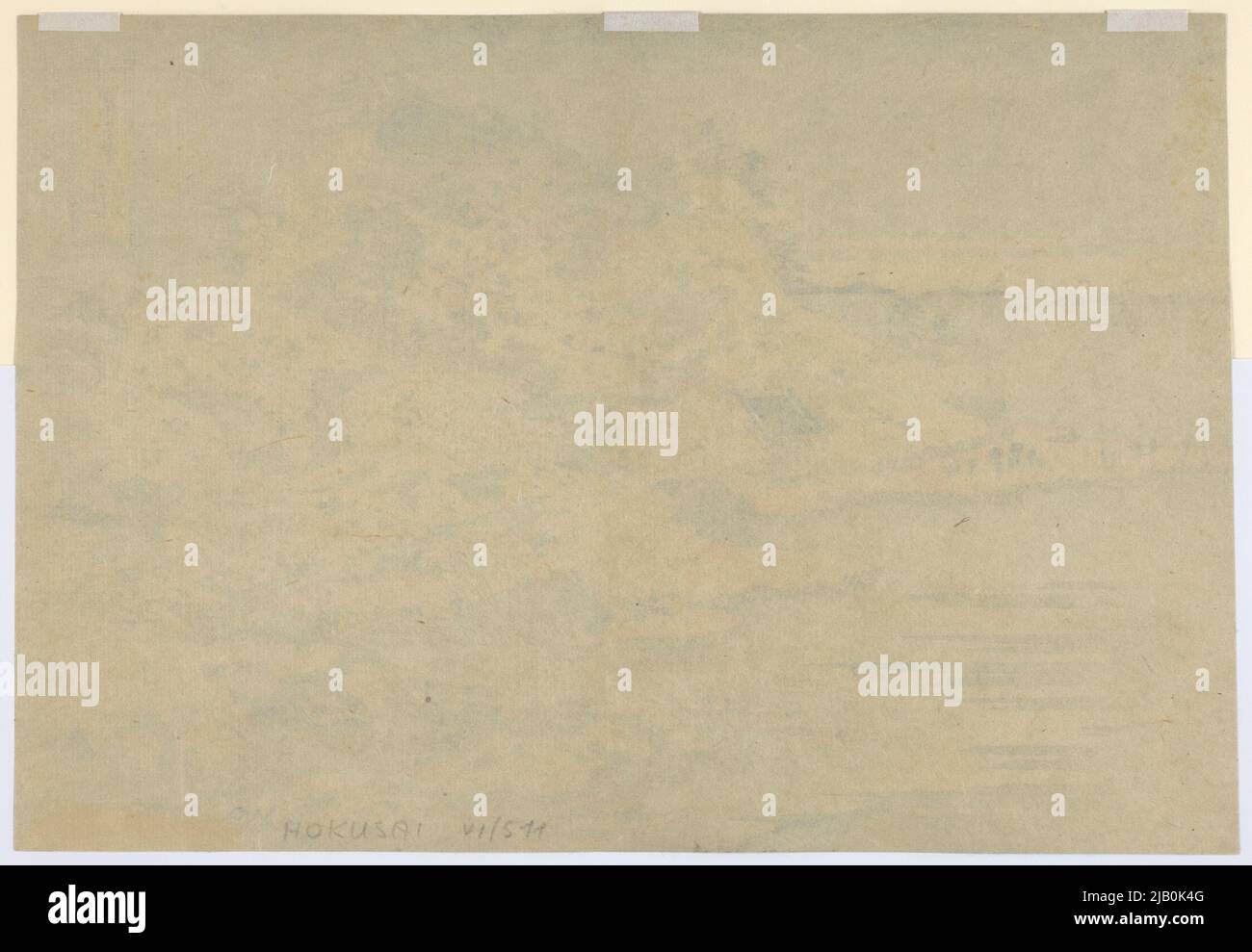 The Aji River estuary in Tempazan in the Settsu province /Ajikawa guchi ...