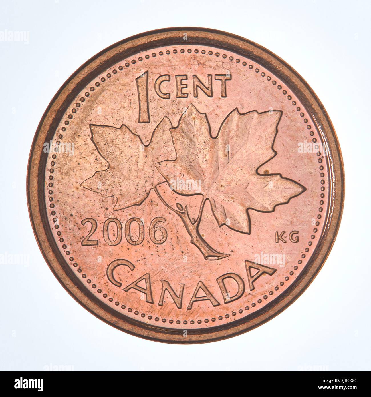 Canada, Elżbieta II (1952 ), 1 Cent, Ottawa; 2006 Mint Ottawa, Blunt ...