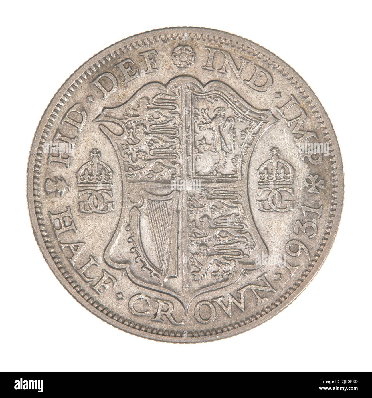 Great Britain, Jerzy V (1910 1936), 1/2 Crown, London; 1931 Mint London ...