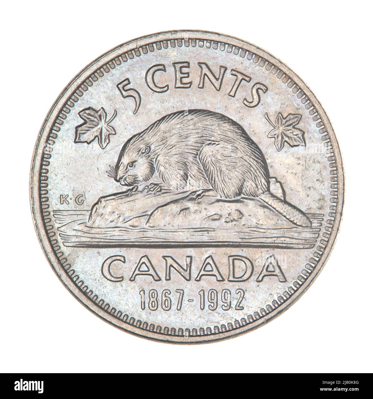 5 Cents Canada Coloring Pages
