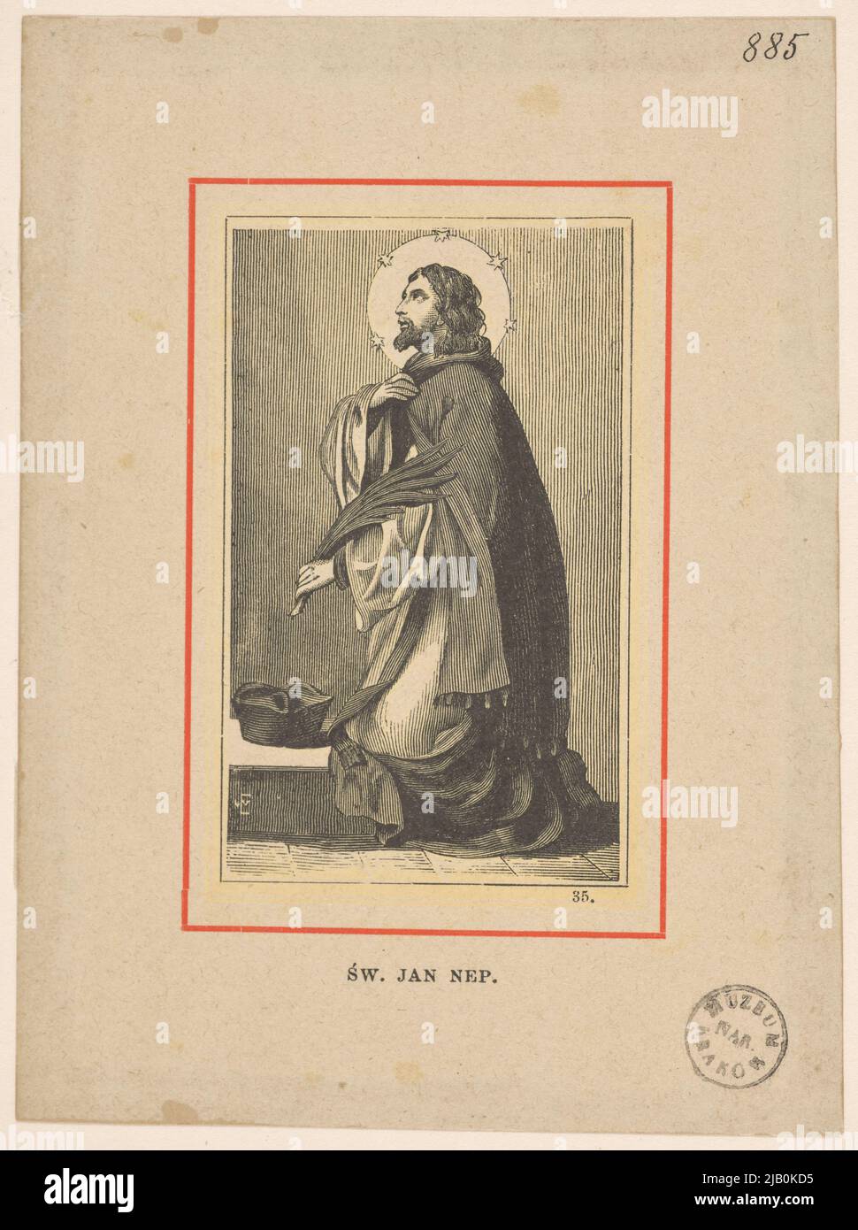 Saint. Jan Nep. (Saint Jan Nepomucen / Jan from załuk) Eljasz ...