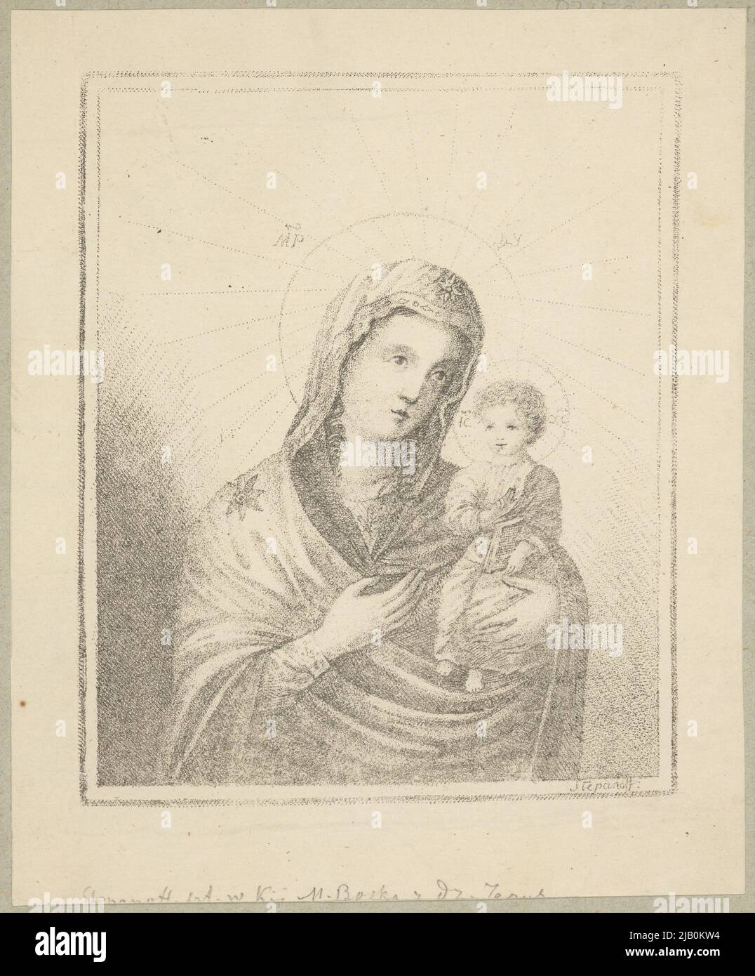 Mother of God with the Child Stepanoff Stock Photo - Alamy