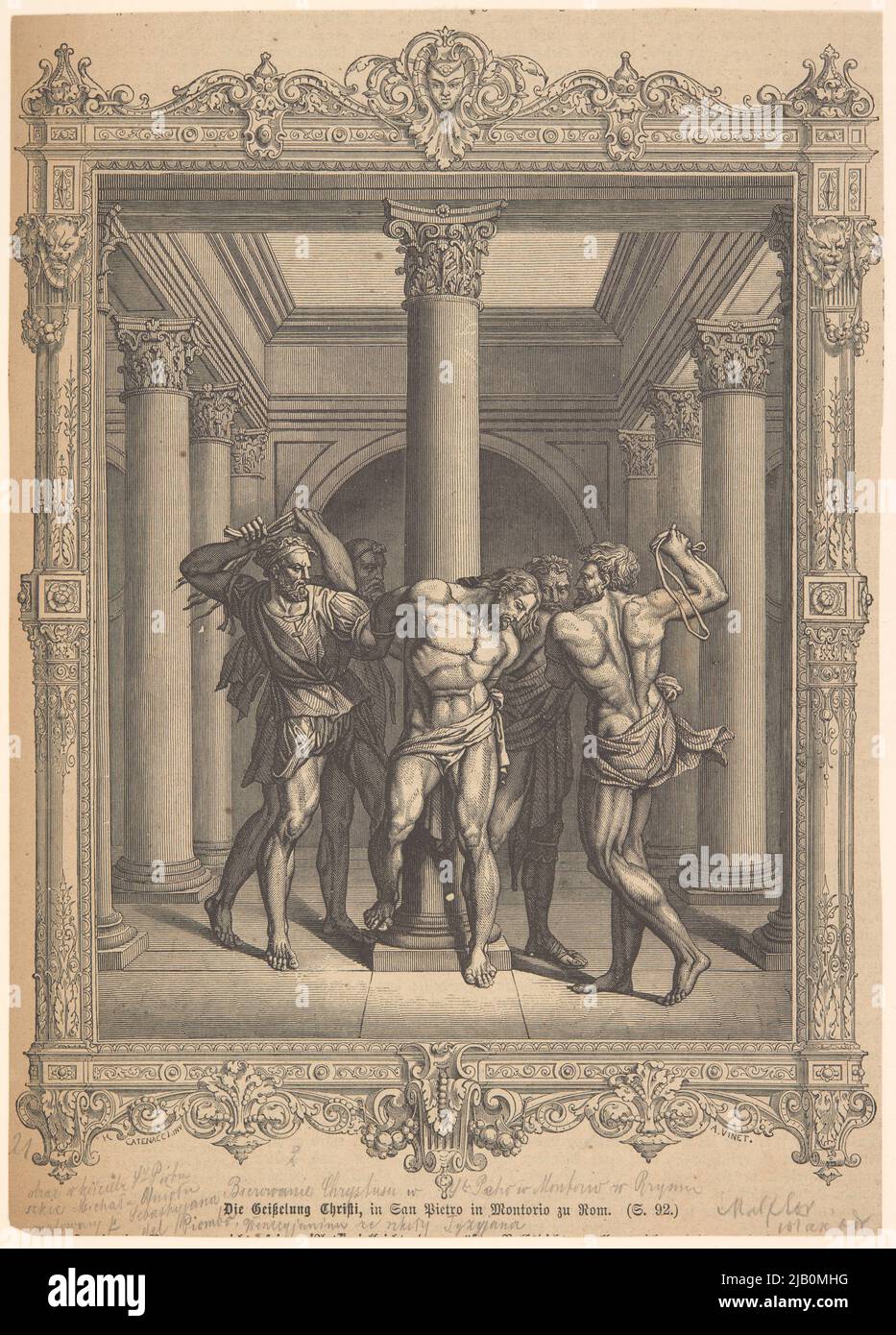 Jesus Christ whipping Jesus Christ Catenacci, Hercules (1816 1884 ...