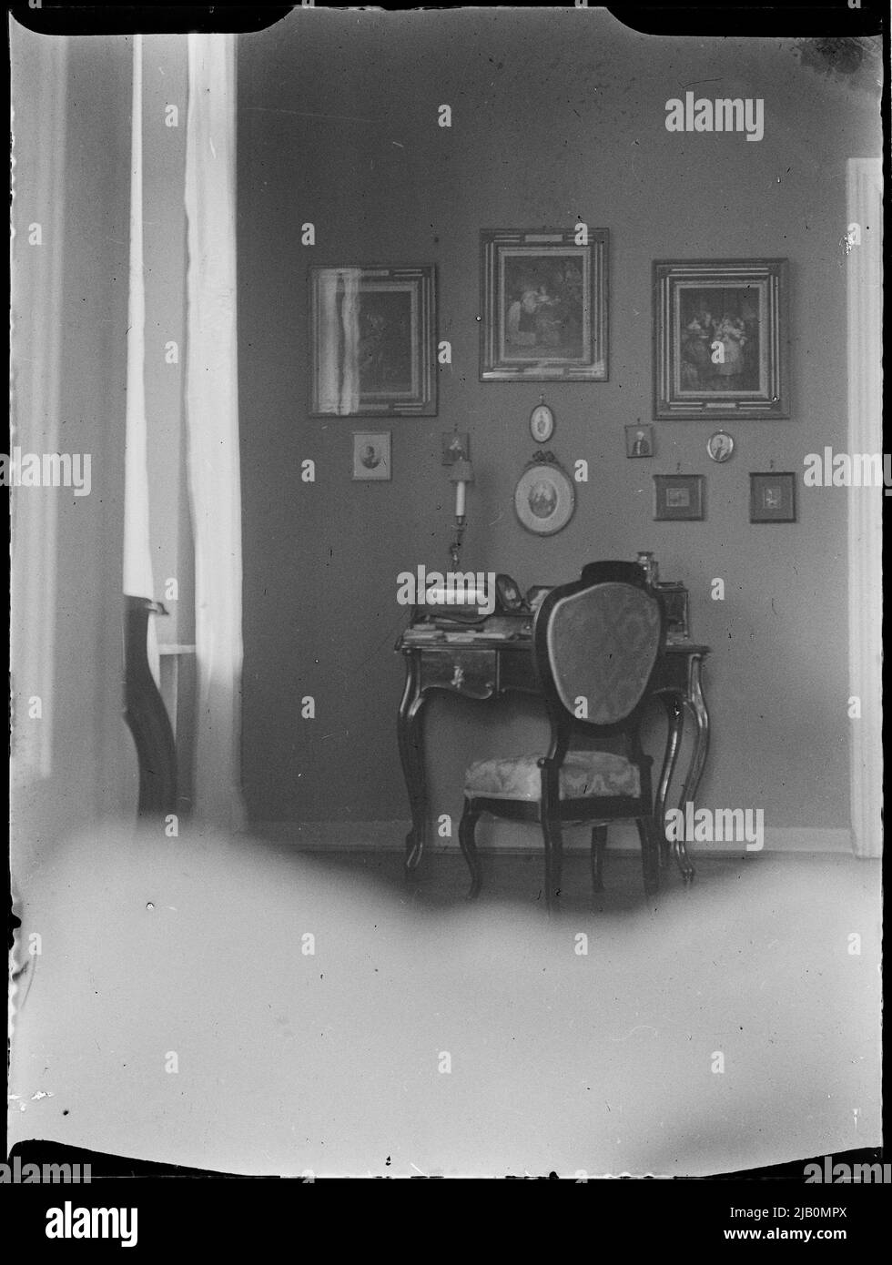 Okocim the interior of the Goetza (III) Palace Janowski, Stanisław ...