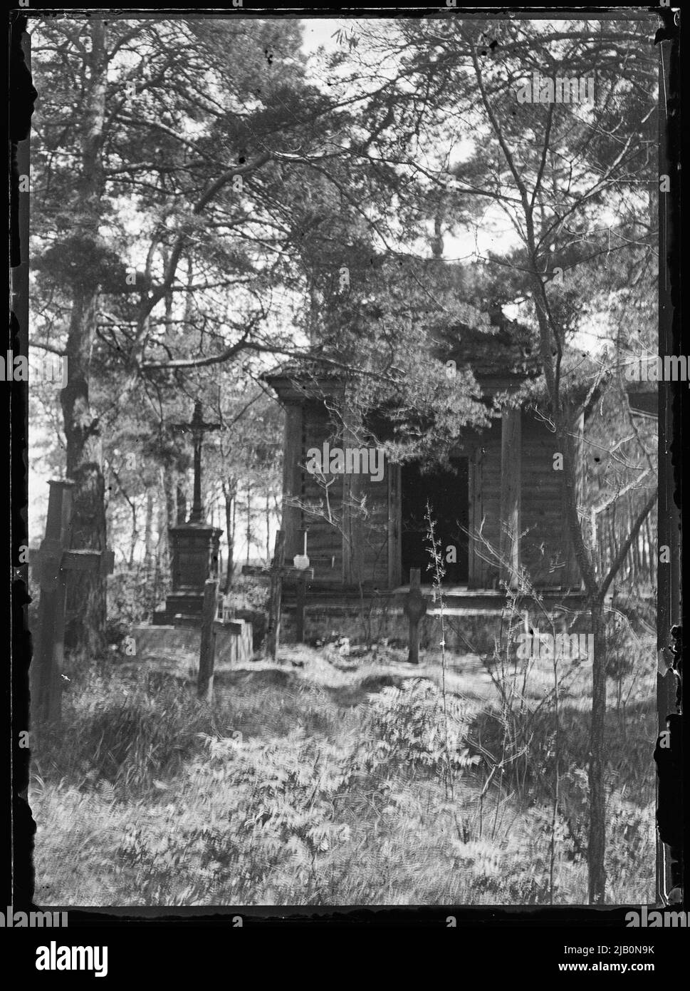 Field chapel in the Polish Forest (III). Front of the Polish Legions in ...
