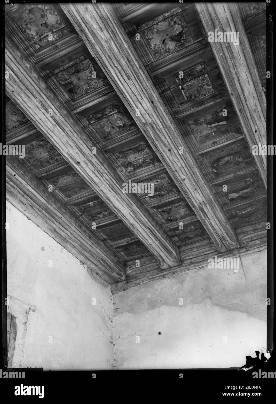 Medieval wooden ceiling Black and White Stock Photos & Images - Alamy