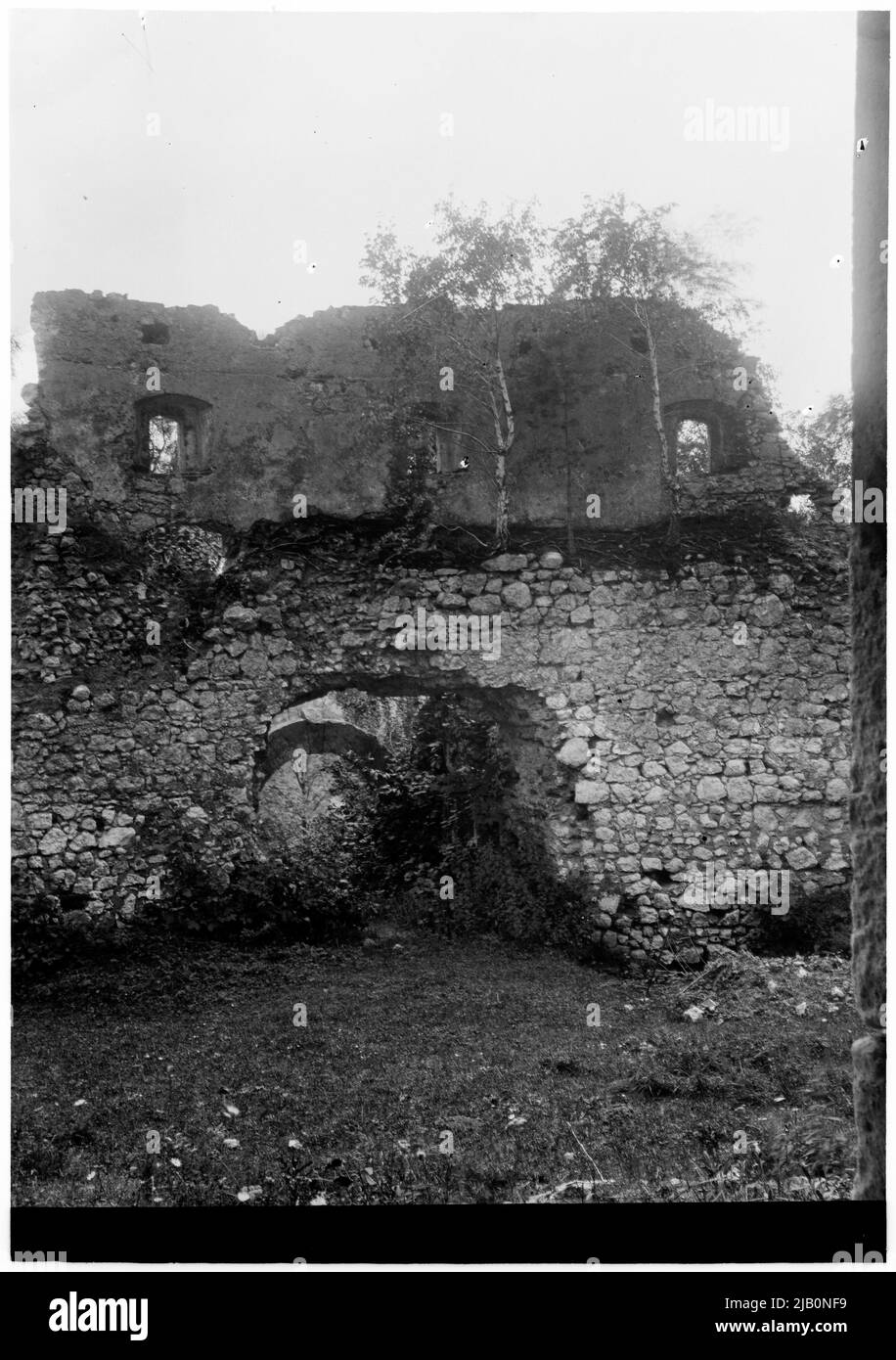 Korzkiew Castle ruins unknown Stock Photo - Alamy