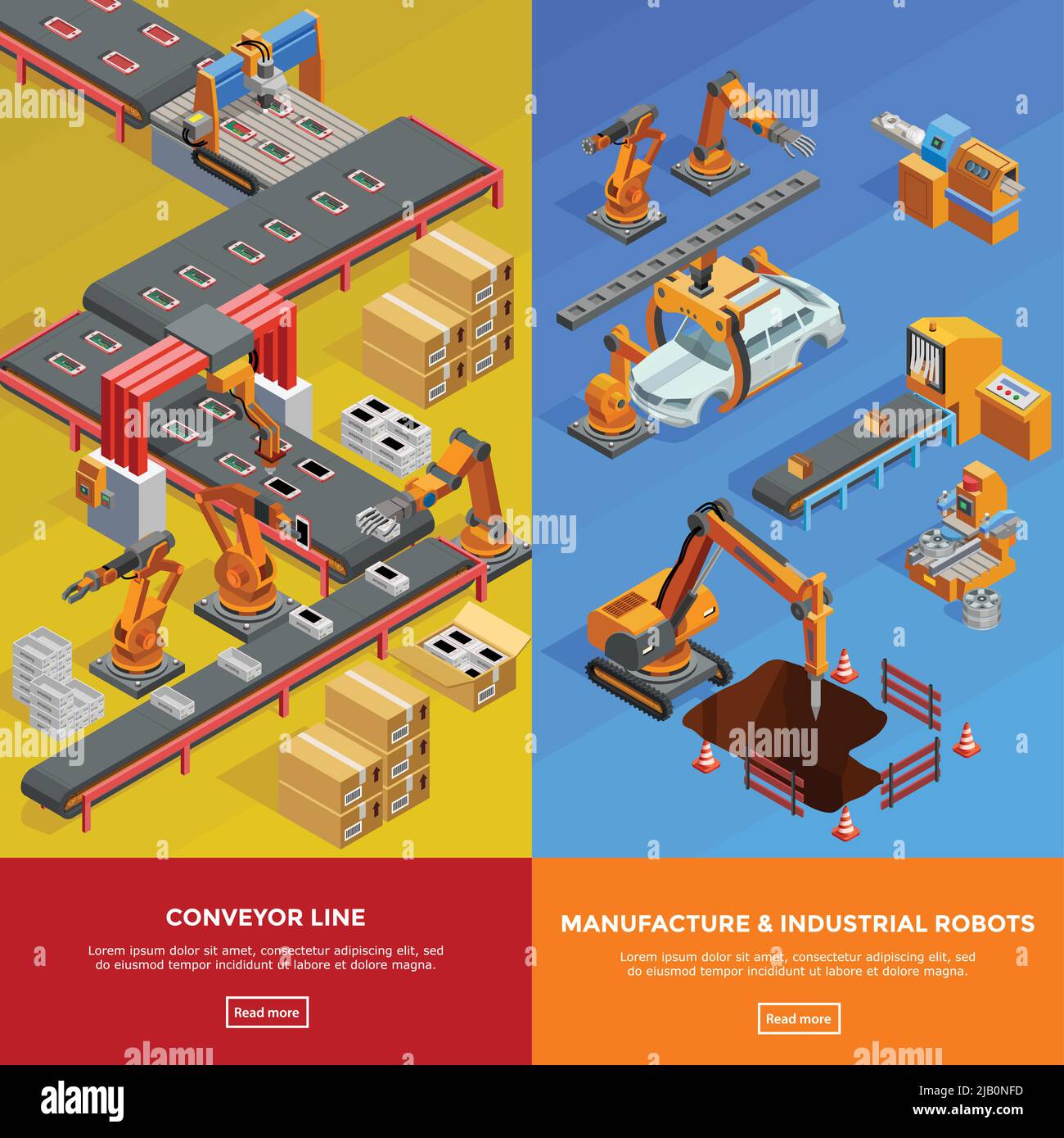 Overhead conveyor Stock Vector Images - Alamy