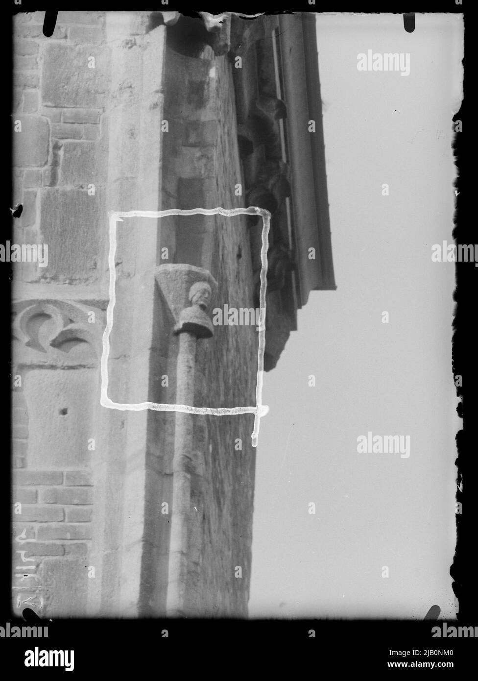 Gothic architectural features Black and White Stock Photos & Images - Alamy